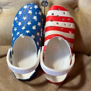 CROCS | Shoes | Crocs Patriotic Stars And Stripes Clogs | Poshmark